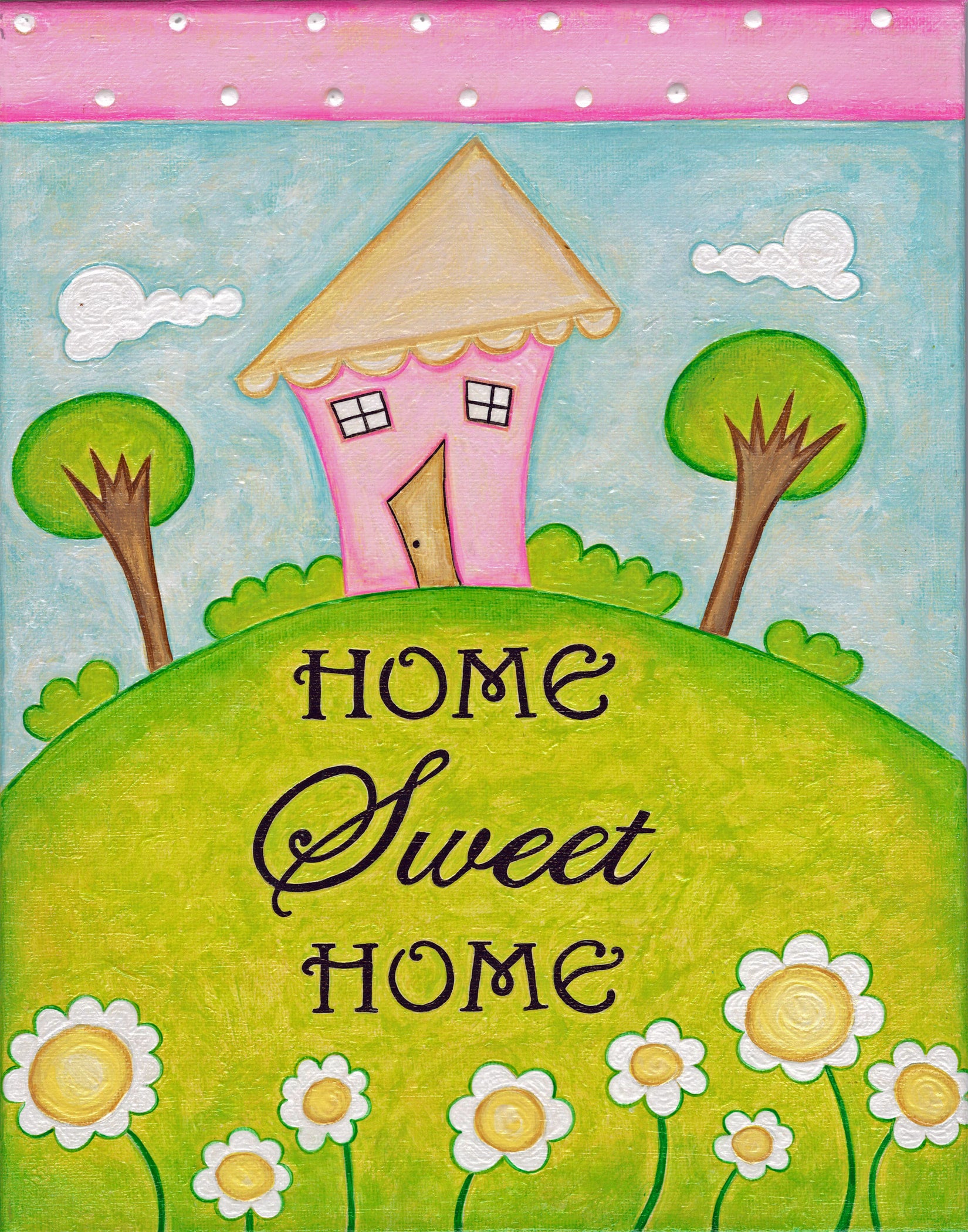 Home Sweet Home Painting by Bridget McKenna | Bridget McKenna Art